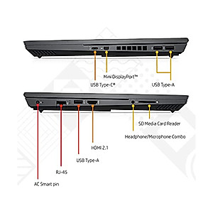 HP 2022 OMEN Gaming 15.6" 144Hz FHD Laptop, AMD R7-5800H (Beats i7-10870H), 16GB RAM, 1TB PCIe SSD, Backlit Keyboard, GeForce RTX 3070 Graphics, HD Webcam, Win10, Black, 32GB USB Card