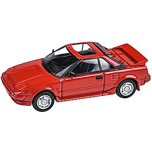 Toy Cars 1985 MR2 MK1 Super Red with Sunroof 1/64 Diecast Model Car by Paragon Models PA-55361
