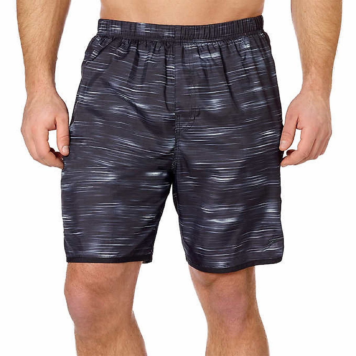 Speedo Mens Volley Swim Short (Black/Black, Medium)