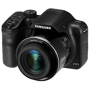 Samsung WB1100F 16.2MP CCD Smart WiFi & NFC Digital Camera with 35x Optical Zoom, 3.0" LCD and 720p HD Video (Black)