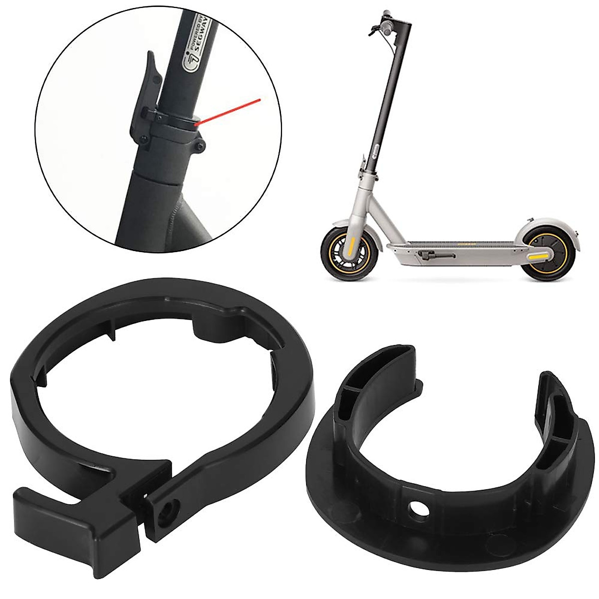 Electric Scooter Folding Locking Cilp Easy Installation Clip Ring for MAX G30 Scooter