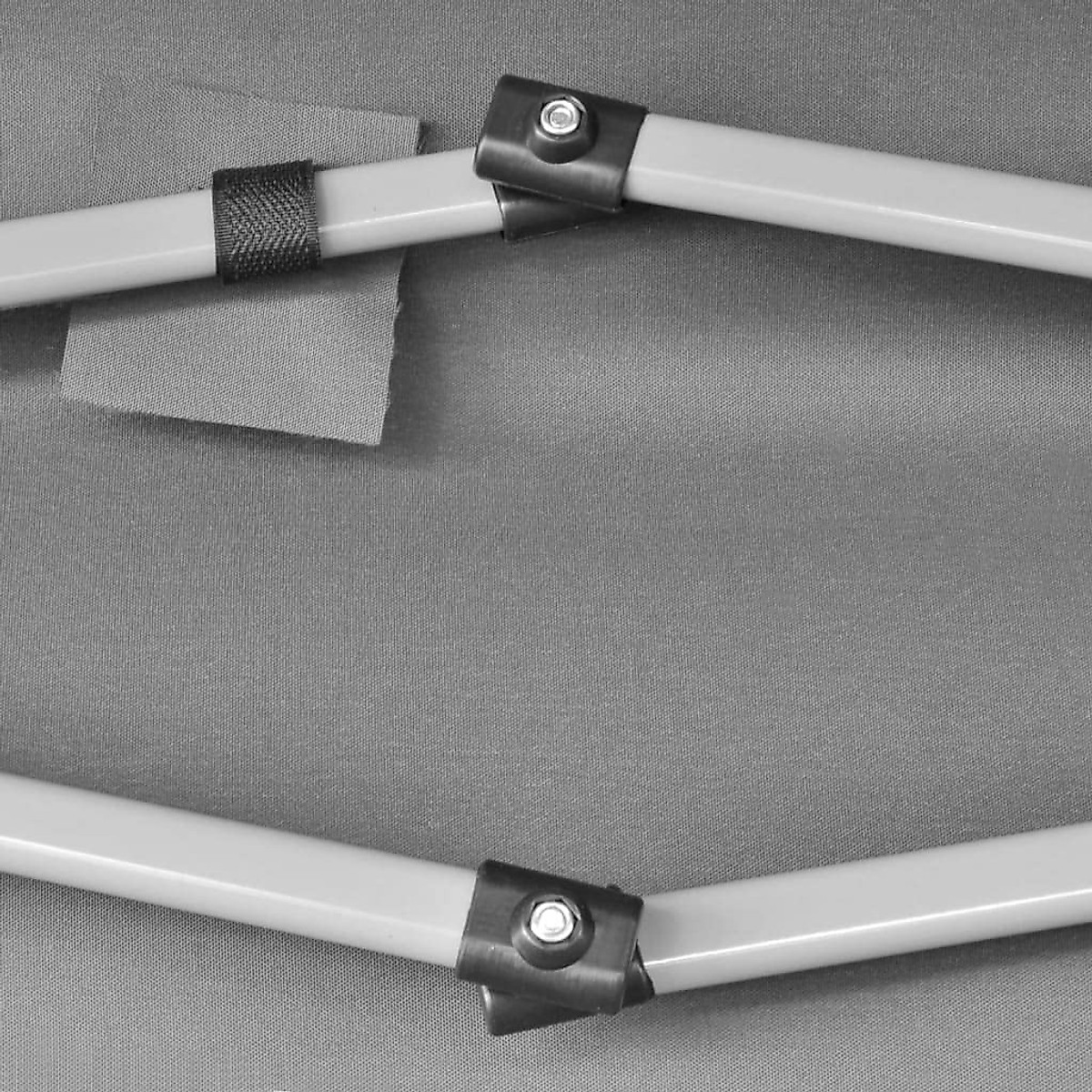 Hexagonal Pop-Up Foldable Marquee Outdoor Tent for Backyard Awnings for Decks BBQ Gazebo Gray 11.8'x10.2' Suitable for Market Stalls, Market Fairs, Gardens, Farms