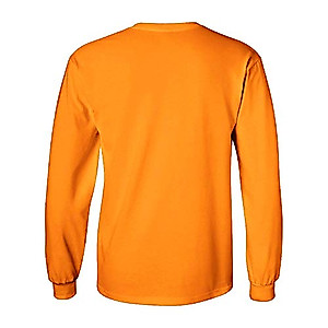 Fit In Basic Safety High Visibility Long Sleeve Construction Work Shirts for Men XX-Large, Safety Green (3pk)