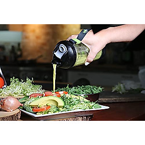 Bevrev Blender & Mixer 2-Pack: Includes Non-Electric Blender Sports Bottle with Stainless Steel Blades for Shakes/Smoothies & Non-Electric Mixer with The Propeller Blade for Mixing Protein Powders.