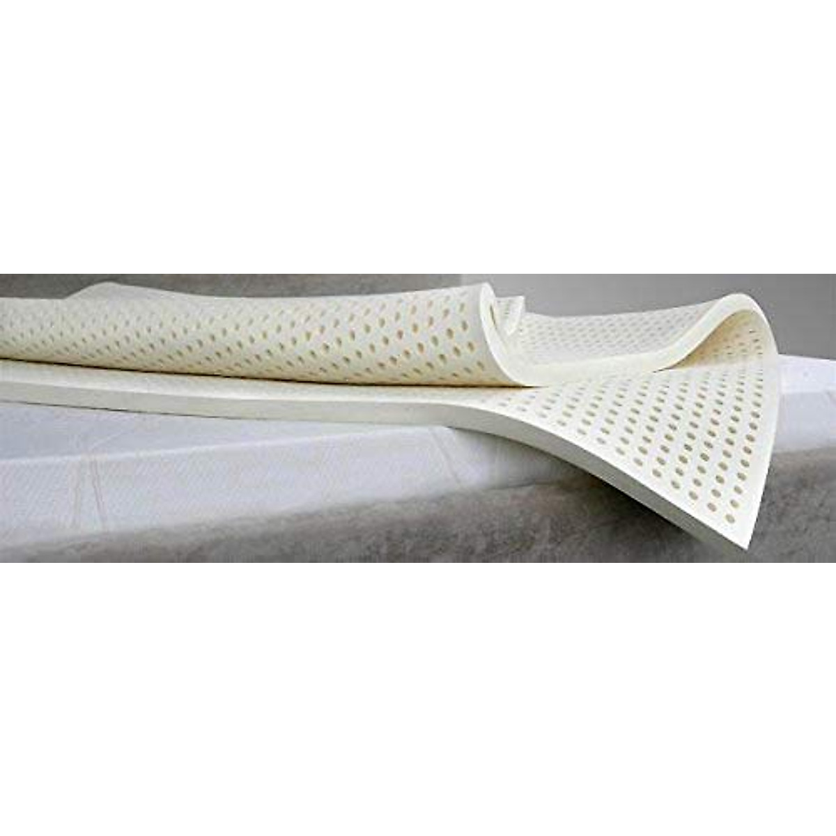 Vytex 100% Natural Latex Super Soft - King 2 Inch Topper Collection The Only Virtually Allergy Free Latex - Super Soft - King 2 Inch Equivilent to 14 ILD