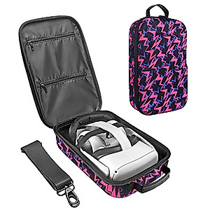 KXL Hard Carrying Cover Protective Pouch Box Case Bag for -Oculus Quest 2 VR Glass