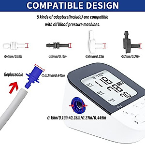 Extra Large Cuff Compatible with Omron 9”-21” Inches (22-53CM) XL Blood Pressure Cuff Adult ARM BP Replacement Cuff for Big ARM(X-Large)