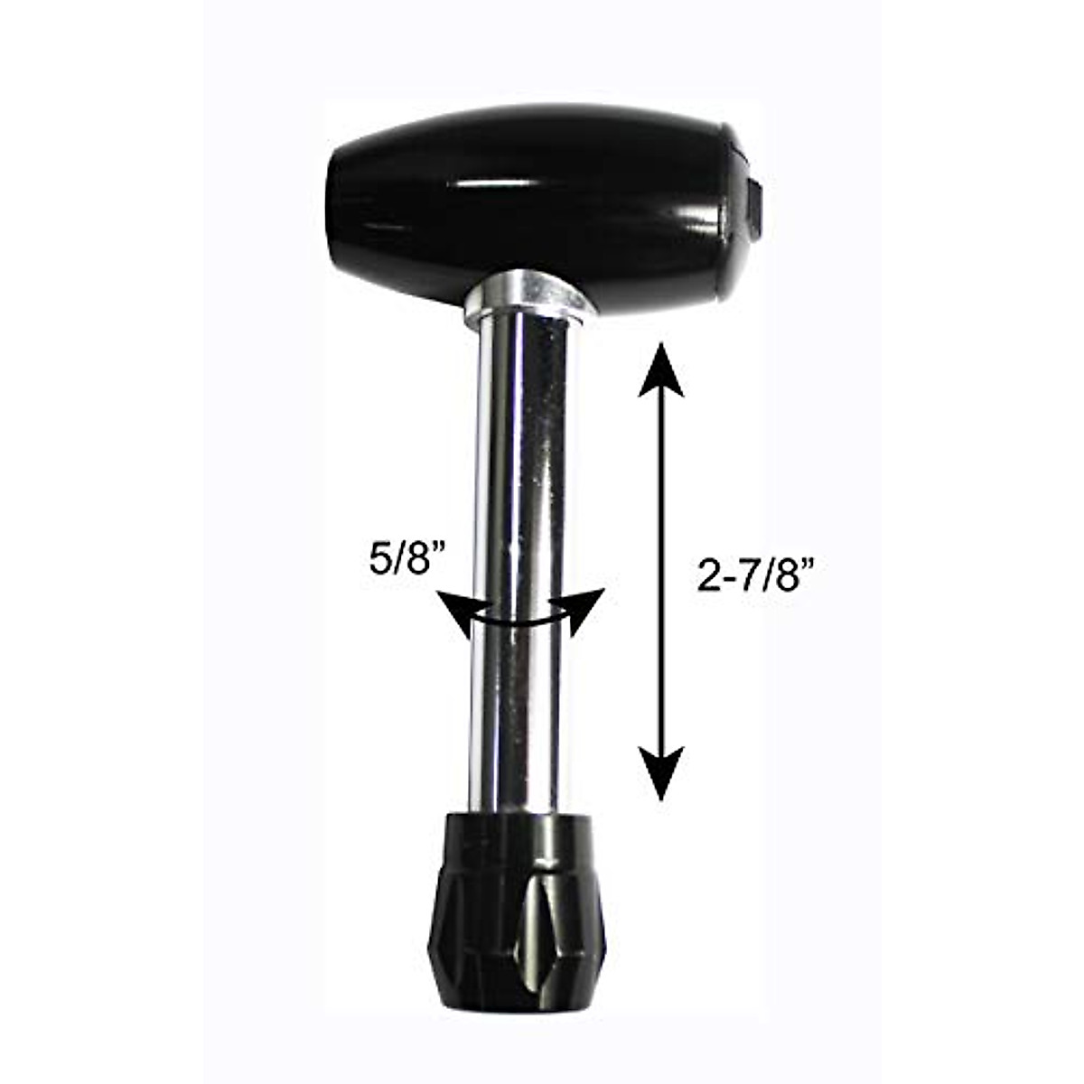 MaxxHaul 70367: 5/8" Forged Steel Rotating Hitch Lock with Anodized Aluminum Locking Head