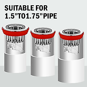 HAOMIAO Shower Bathroom Kitchen Floor Drain Anti-backflow one-Way Drain Valve Under The Water Pipe core Magnetic Drain Plug Drain Plug Oversized (1.2-2 inch Hole)