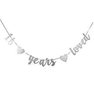 StarsGarden Glitter 16 Years Loved Banner – It's My Fabulous 16th Banner -16th Birthday Banner Decorations - Cheers to 16 Years Milestone Happy Birthday Decorations(Silver) (SG-22NP454)