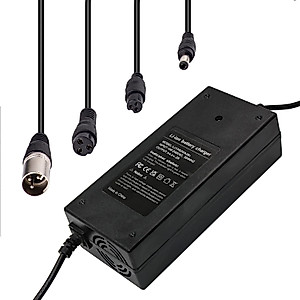 Rdideal 54.6V 2A Electric Bicycle Electric Scooter Battery Charger 54.6V Li-ion Battery 48V 13S (not Applicable to Lead-Acid Batteries)(- Ships from US Warehouse, 3-7 Days delivery)