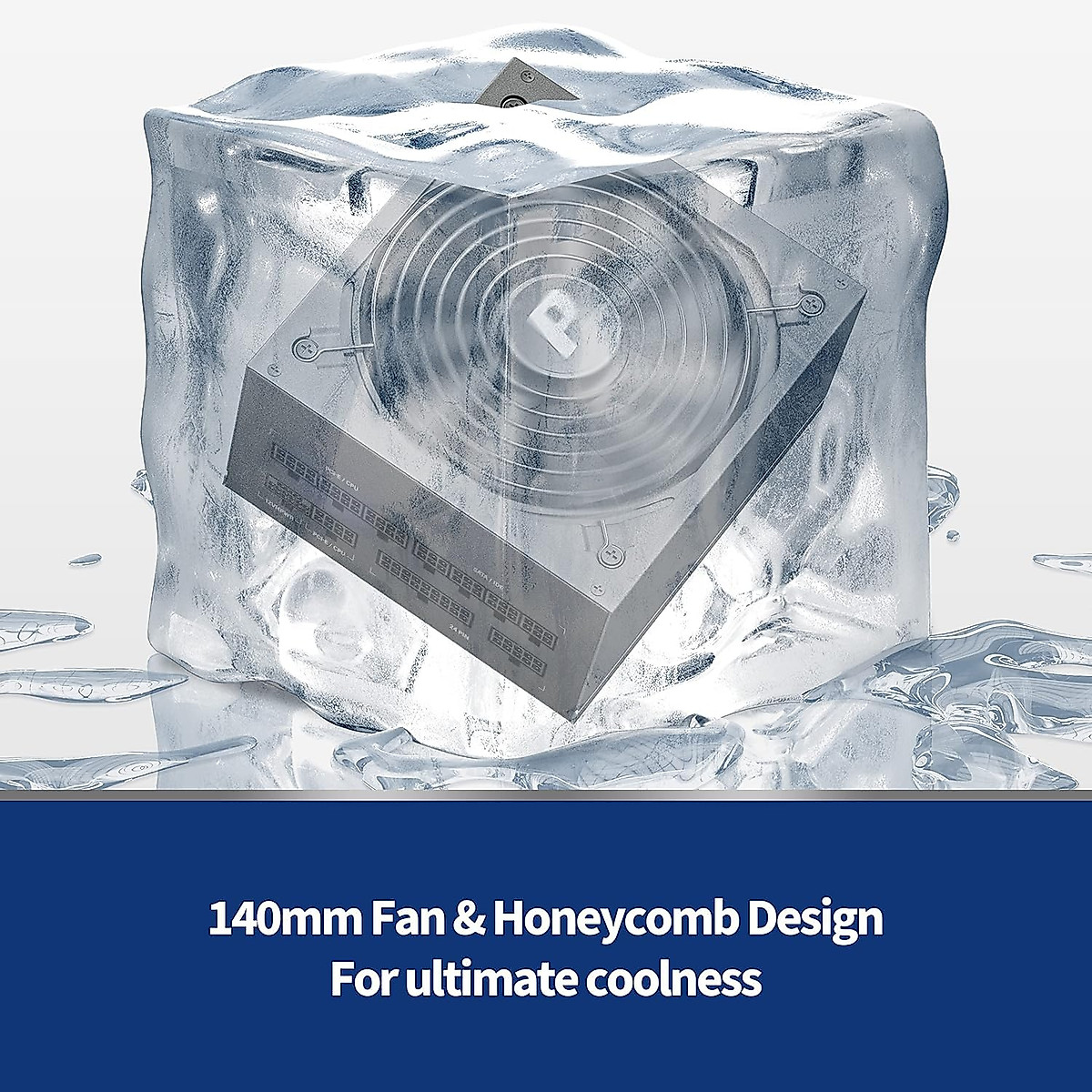 Pystar 1000W Power Supply 80+ Gold Full Modular PSU, ATX 3.0 & PCIE 5.0, ES1000