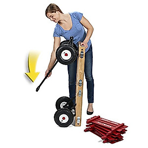 Radio Flyer All-Terrain Cargo Wagon for Kids, Garden and Cargo, Red Wagon for Ages 1.5+