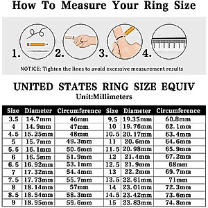 Unique Silver Ring, Cubic Zirconia Wedding Rings Elegant 4 Prong Rectangular Size 7 Jewelry for Women