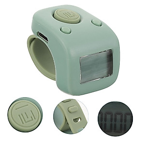 VANZACK Finger Counter Digital Counter Hand Counter Handheld Tally Counters Electronic Counter with Ring Digital Finger Rechargeable Counter Click Counter Number Clicker