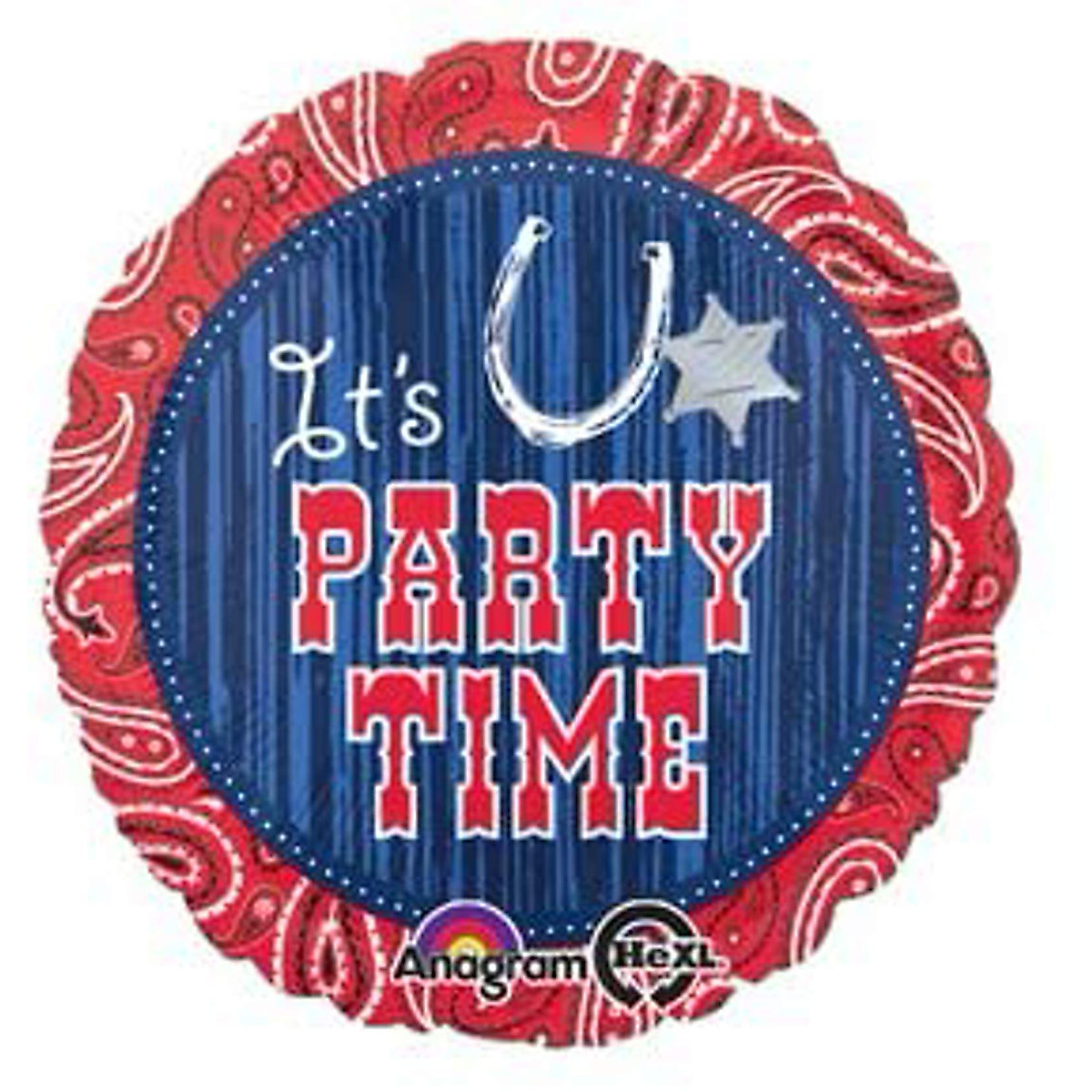 WESTERN BANDANA MARQUEE Birthday PARTY Hoedown Rodeo Balloons Decorations Supplies Horse Cow by Anagram