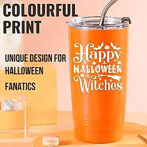 Onebttl Halloween Gifts for Women, Hostess, 20oz Travel Tumbler, Funny Cup for Halloween Lovers, Party's Owner, Party Supplies - Halloween Witches