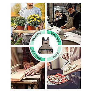 Garden Compost Bin with Garden Work Apron,Great Gardening Gifts for Women Men Lawn Care