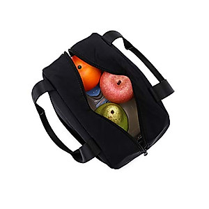 Joymoze Girl Laptop Backpack Set with Lunch Bag and Pencil Purse Black Chain