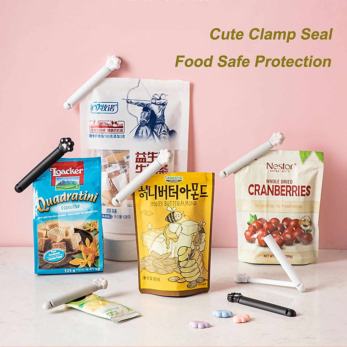 Plastic Sealing Clips for Food and Snack Bags