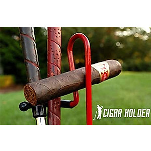 Stepkick Caddy by Bronwcyk - The World's Premier Golf Club Stand. Watch Video. (Black)