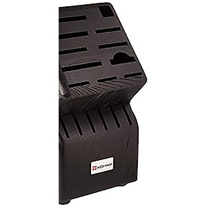 WÜSTHOF 17-Slot Black Knife Storage Block