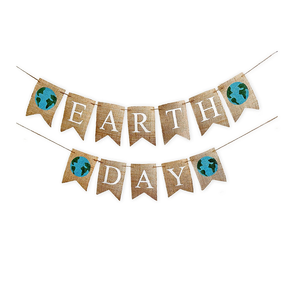 Swanky Party Box | Earth Day Burlap Banner | Earth Day Decorations | Earth Day Sign
