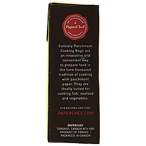 PaperChef PC5003 (2 Pack) Parchment Paper Nonstick Cooking Bags, 10-ct/Box, 1483, Tan