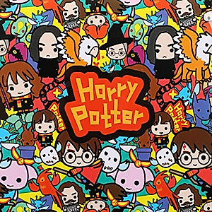 Bioworld Harry Potter Chibi Wizards & Creatures Kids Foldable 2 Wheel Hard Shell Luggage