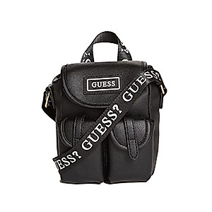 GUESS Women's Rainbow Logo Backpack Style Crossbody Mini Bag Handbag