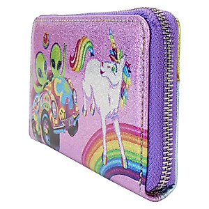 Loungefly Lisa Frank Color Block Faux Leather Wallet