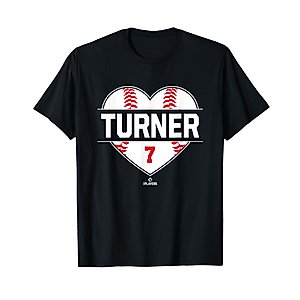 Vintage Baseball Bat Gameday Trea Turner Philadelphia MLBPA T-Shirt