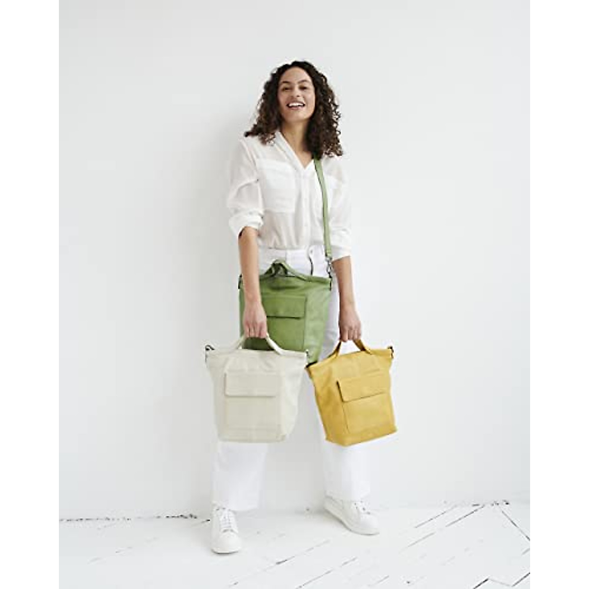 Latico Leathers Bianca Leather Tote Bag for Women (Black) - Made From 100% Authentic Leather Handcrafted by Artisans - Top Handle Crossbody Bag Versatile Women Purses and Handbags for Work & School