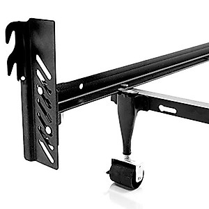 2Pcs Down Hook Bolt-On to Hook-On Conversion Bracket for Headboard or Footboard, Adjustable Bed Rail Hook Plate Adapter,Hook Brackets for Attach Bed Rail to Headboard or Footboard