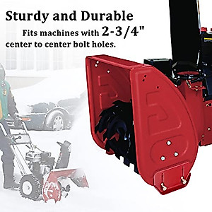 CheeMuii 784-5580 784-5580-0637 Skid Shoe Set Red for Cub Cadet MTD Troy Bilt Storm Snow Boss 524 826 Snowthrower Snowblower