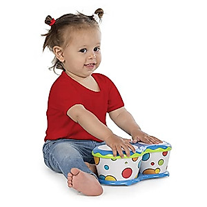 Edushape Baby Bongo Set (Color may vary) , 10x5.75x3.75 Inch (Pack of 1)