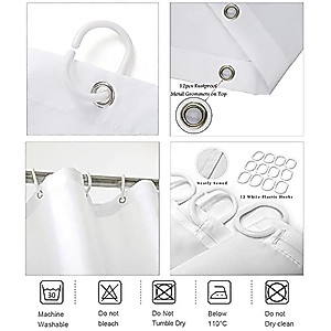 ArtKissMore Bird Tree Shower Curtain Set with Non-Slip Rugs Toilet Lid Cover and Bath Mat Flower Tree and Birds Animal Print Design Bathroom Curtains Fabric Decor with 12 Hooks