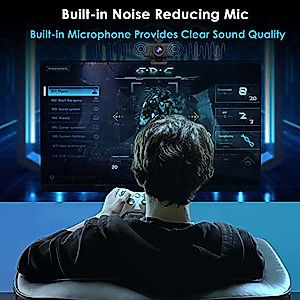 ENKLEN 1080P Webcam with Microphone, C960 Web Camera, 2 Mics Streaming Webcam with Privacy Cover, 110°View Computer Camera, Plug&Play Calls/Conference, Zoom/Skype/YouTube, Laptop/Desktop