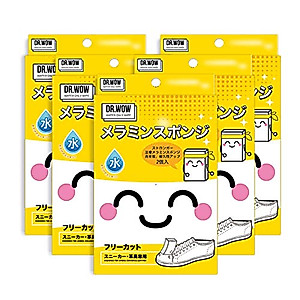 Dr.WOW (5Ct, 2-Pack Magic Cleaning Sponge 2X Compression, 2X Durable Extra Long Melamine Sponge Compression Type 4.33 * 3.15 * 0.79in