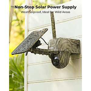 REOLINK KEEN Ranger PT Cellular Trail Camera, 3G/4G LTE, 360° Full View, 2K Live Video&Playback on Phone, No-Glow IR, Solar Powered Game Camera, 2K Night Vision, Smart Motion Activated, No WiFi Needed