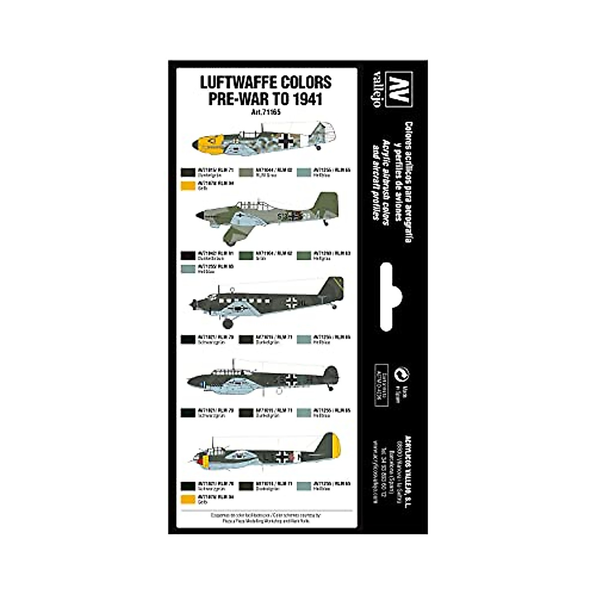 Vallejo RLM I Set Model Air Paint, 17ml