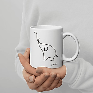 Elephant Sketch Artwork Mug ~ (11oz or 15oz)