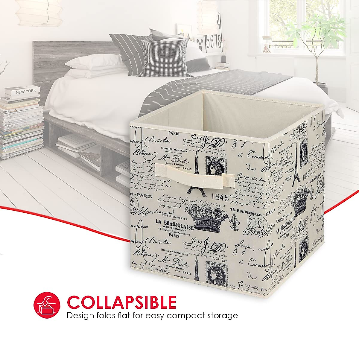 Home Basics Storage Bin, Natural