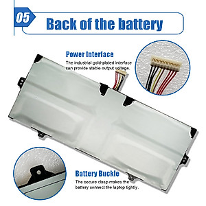 Dentsing AA-PBSN4AF Battery Compatible with Samsung NP930SBE NP930SBE-K01CN NT930SBE NT930SBE-K38 Series Notebook 15.4V 54Wh 3530mAh 4Cells