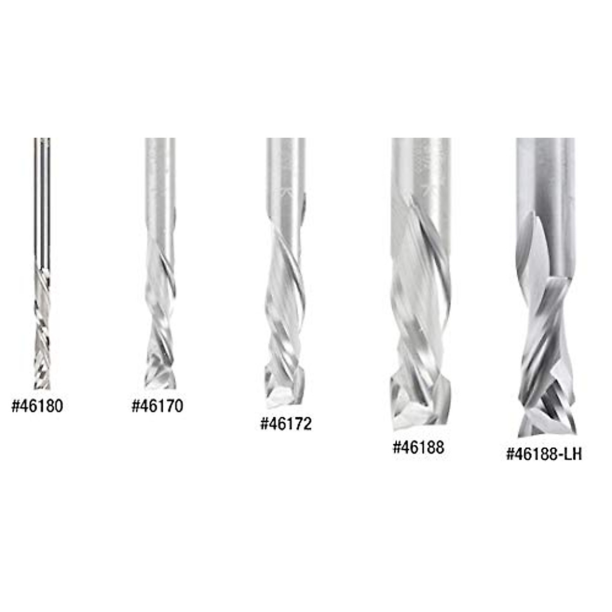 Amana Tool - 46172 CNC Solid Carbide Compression Spiral 3/8 Dia x 1-1/4" x 3/8 Shank