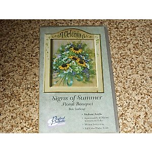 ROS STALLCUP SIGNS OF SUMMER FLORAL BOUQUET VHS VIDEO