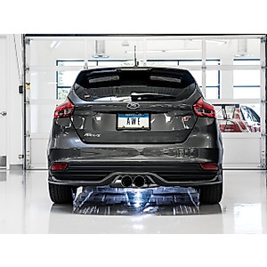 AWE Tuning Ford Focus ST Track Edition Cat-back Exhaust - Chrome Silver Tips