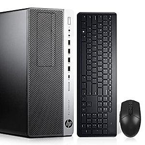 HP Elitedesk 800 G3 SFF Desktop PC,Refurbished Desktop i7,Win 10 Business Computers,32G DDR4,1TB NVMe M.2 SSD,DVDRW,DP,HDMI,Built-in AX210 Wi-Fi 6 BT,Wireless Keyboard and Mouse (Renewed)