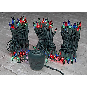2 Packs of DecoBrite Multicolor 8 Mode Function 150 ct. Indoor/Outdoor Christmas String Lights (2pks, Multicolor)
