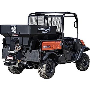 Buyers Products SHPE0750 SaltDogg 0.75 Cubic Yard Electric Poly Hopper Spreader With Standard Chute, Black